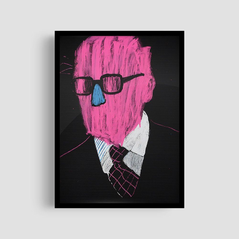 Постер "Pink Face" A4 (29.7x21 cm) плакат Без рамки купити за найкращою ...