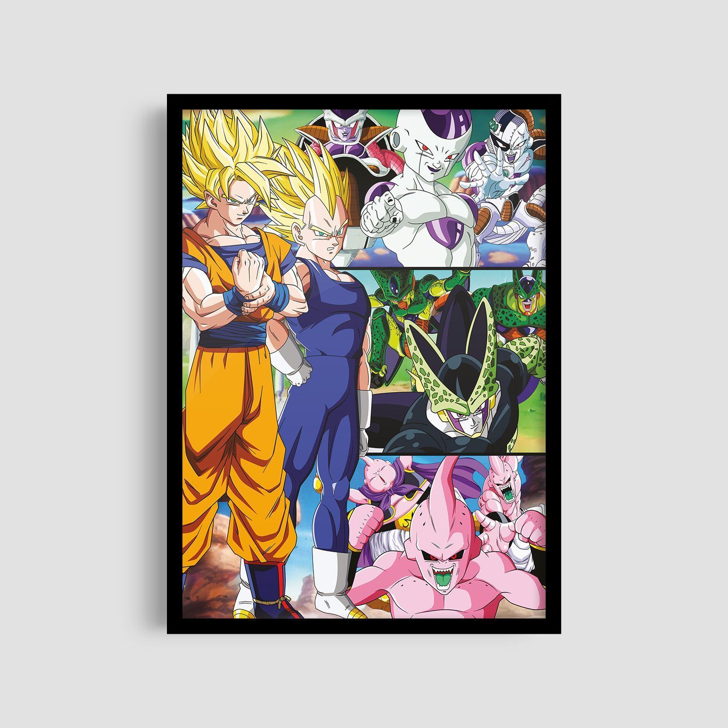 Купити Постер "Dragon Ball Z Villains" A4 (29.7x21 cm) картина на ...