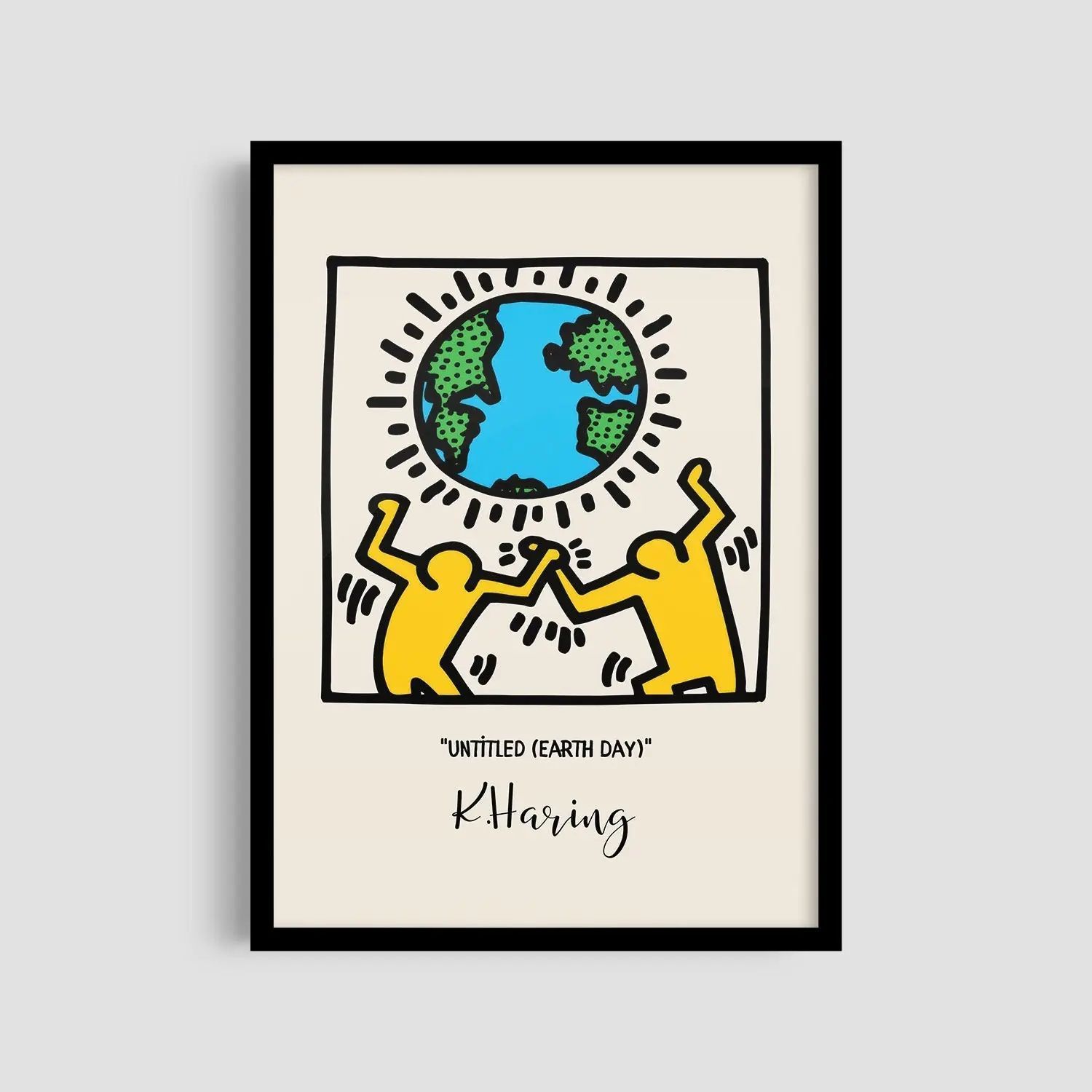 Купити Постер "Earth Day" A4 (29.7x21 cm) картина на полотні Без рамки ...