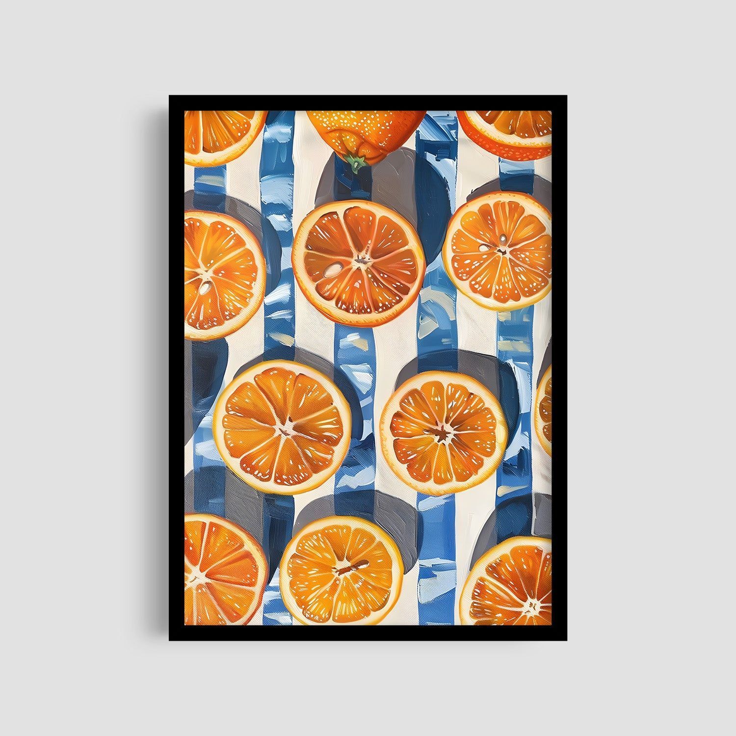 Постер "Orange Pattern" A4 (29.7x21 cm) плакат Без рамки купить по ...