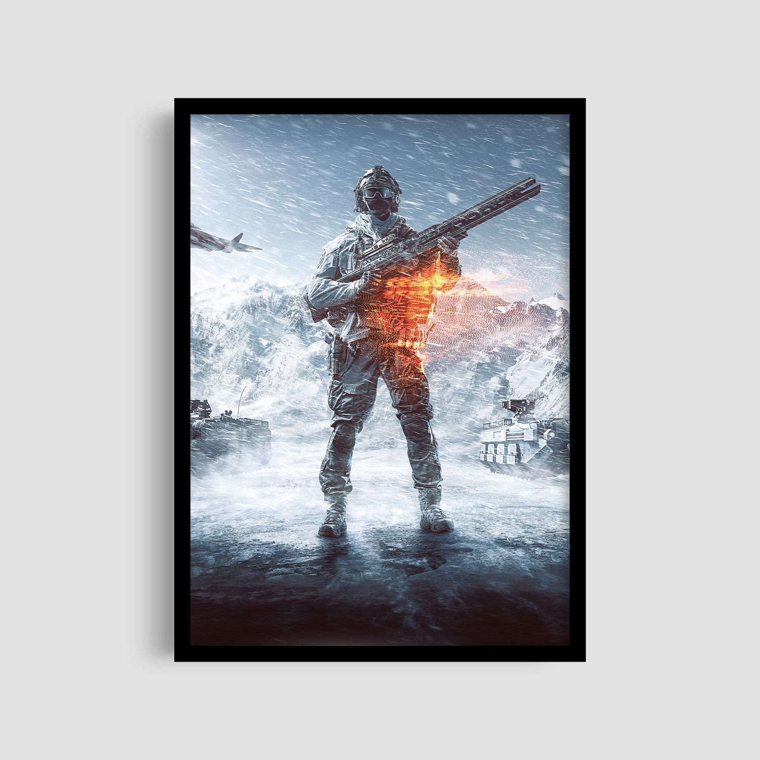 Купити Постер "Snow Soldier" A4 (29.7x21 cm) картина на полотні Без ...
