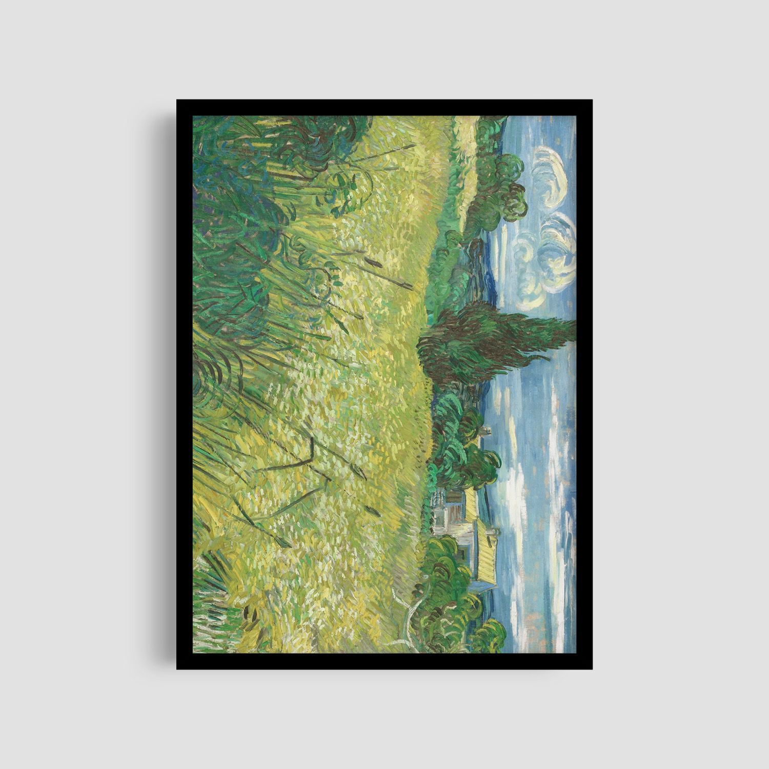 Купити Постер "Green Field" A4 (29.7x21 cm) картина на полотні Без ...